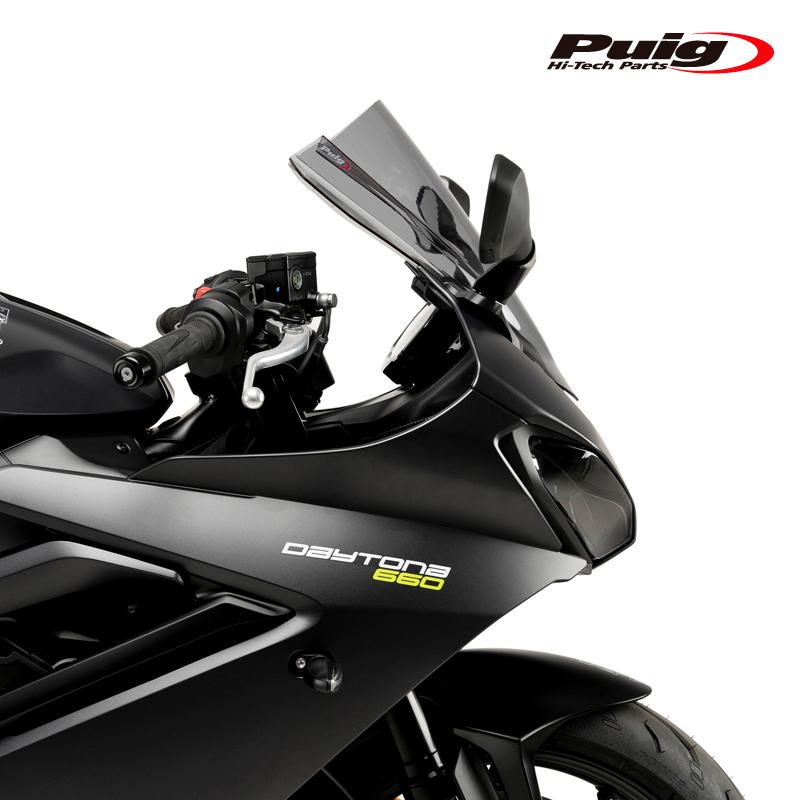 Puig 22084H Z-RACING SCREEN [SMOKE] TRIUMPH DAYTONA 660 (24-) プーチ レーシング ...