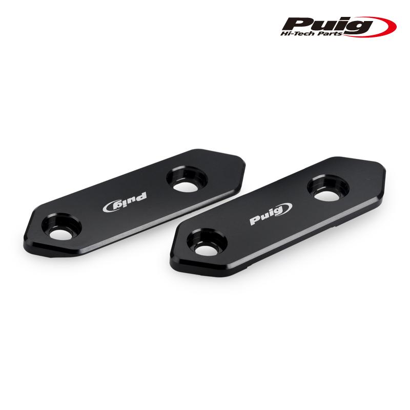 Puig 22105N REARVIEW MIRRORS CAPS [BLACK] TRIUMPH DAYTONA 660 (24-25)プー ...