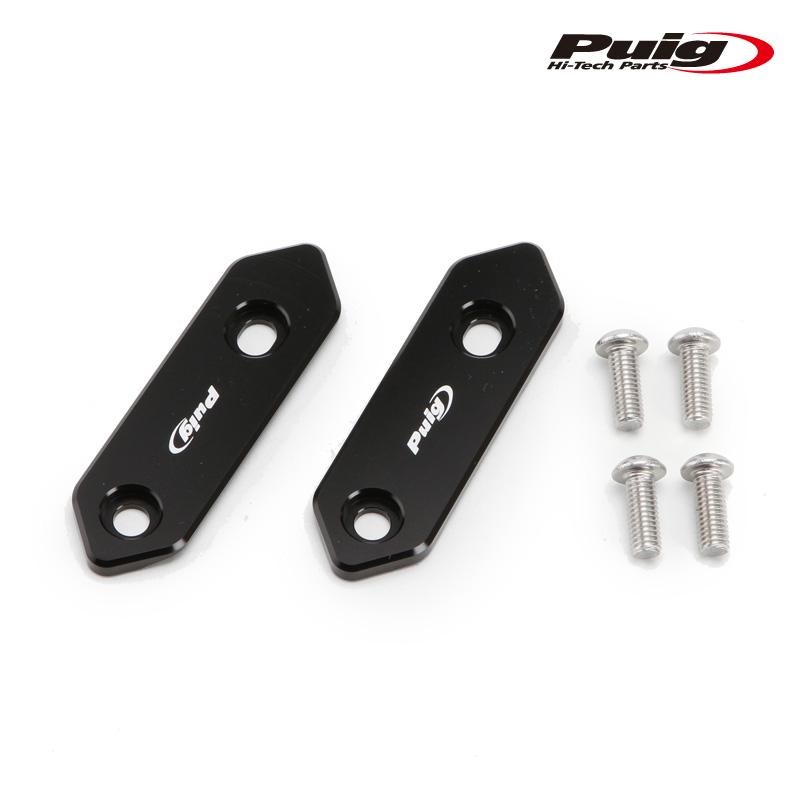 Puig 22105N REARVIEW MIRRORS CAPS [BLACK] TRIUMPH DAYTONA 660 (24-25)プー ...