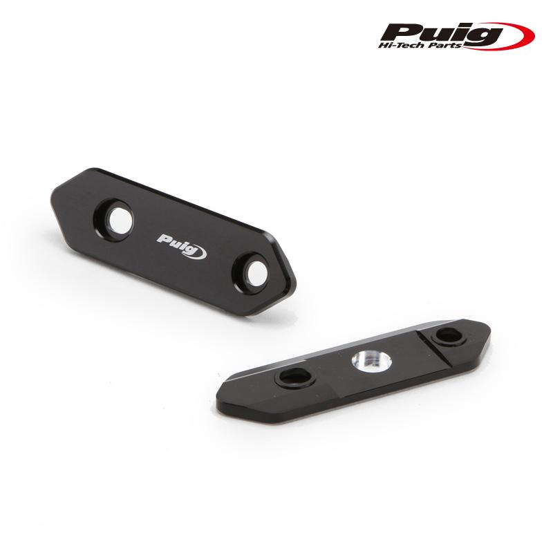 Puig 22105N REARVIEW MIRRORS CAPS [BLACK] TRIUMPH DAYTONA 660 (24-25)プー ...