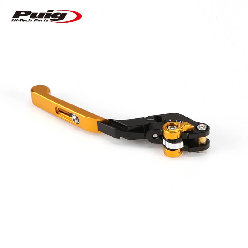 Puig Puig(プーチ) 24ONO EXTENDABLE FOLDABLE CLUTCH LEVER 3.0 GOLD/GOLD （全長 ...