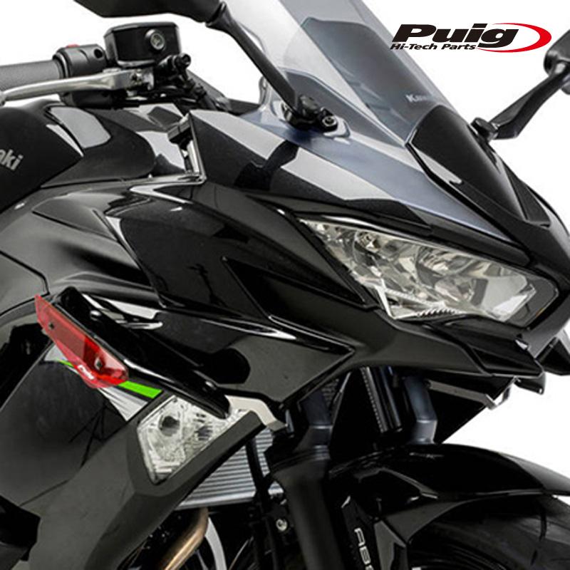 Puig 3882R SIDE SPOILER WINGLET [RED] Kawasaki Ninja 650 (20-25) プーチ ...