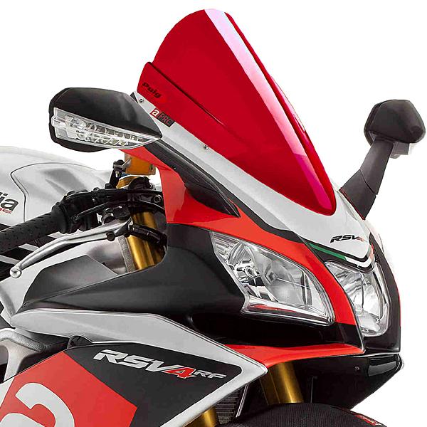 Puig 7614R RACING-SCREEN [RED] aprilia RSV4 RF (17-18) RR (15-18) プーチ ...