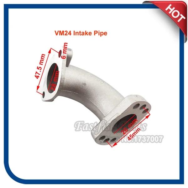 VM24 キャブ インテーク アダプター ゴム パイプ Manifold Flange ガスケット セット 150cc 160cc 200cc 250cc 原付 スクーター ピット ダート ...
