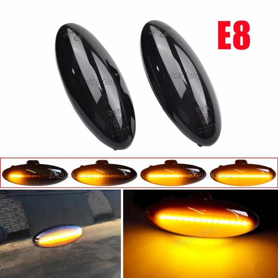 2X LED ウィンカー シーケンシャル サイド マーカー フェンダー ランプ トヨタ ヤリス ヴィッツ XP90 RAV4 XA30 MK3 オーリス E150 カローラ : ラマイストア ...