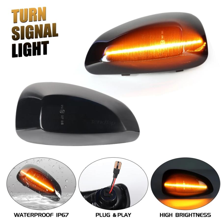 Dynamic Side Mirror Sequential Turn Signal Rear View Side For Renault ...