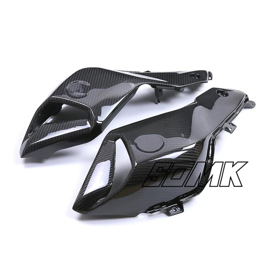 100% 3k Carbon Fiber Upper Side Air Intake Panel Frame Cover Protection ...