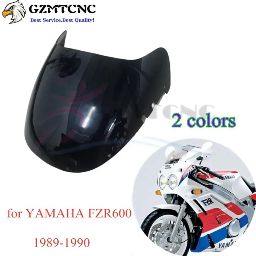 89 90 FZR 600 Front Windshield Windscreen for Yamaha FZR600 1989-1990 ...