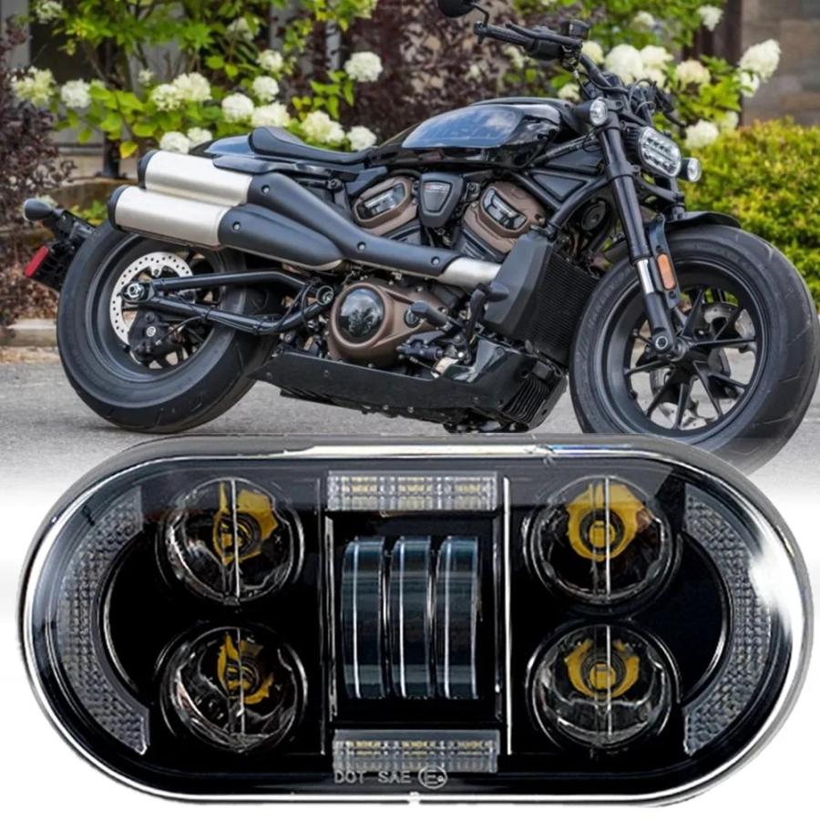 バイク LED ヘッドライト ハーレー スポーツスター S 1250 2021年 2022年 S1250 フロント ライト ホワイト DRL Amber シグナル An Eyes ...