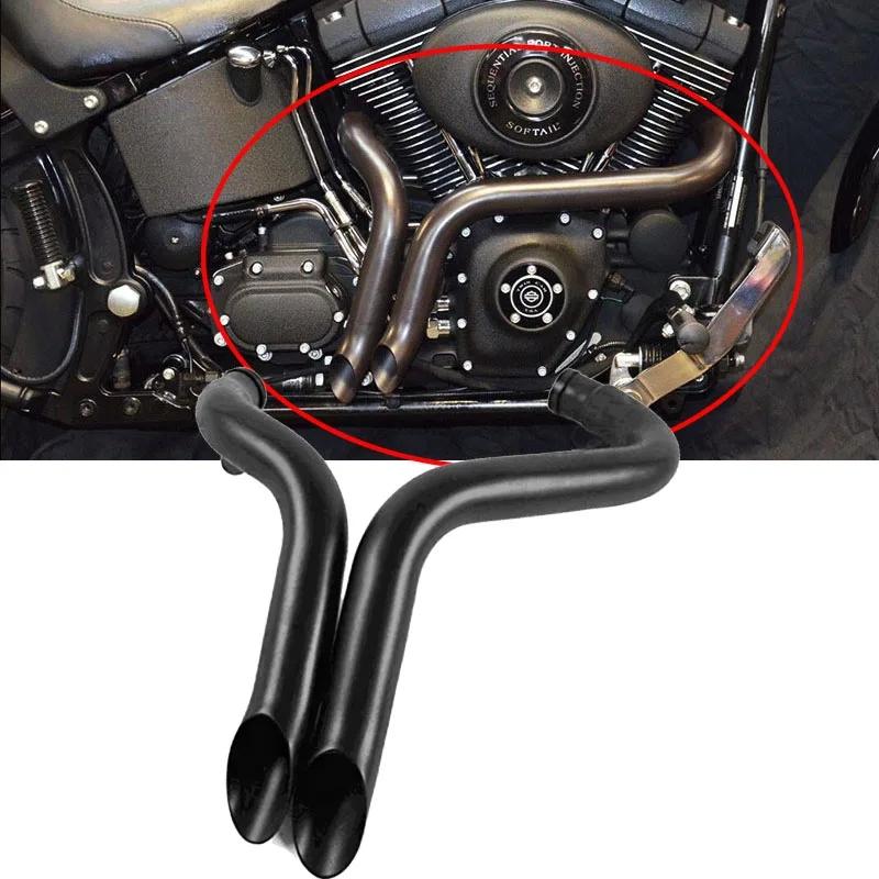ソフトail チョッパー ボバー カスタム スポーツスター XL883 X48 X72 ファットボーイ ストリート 750 G エキゾースト マフラー アルミ 金属 バイク : ラマイストア ...