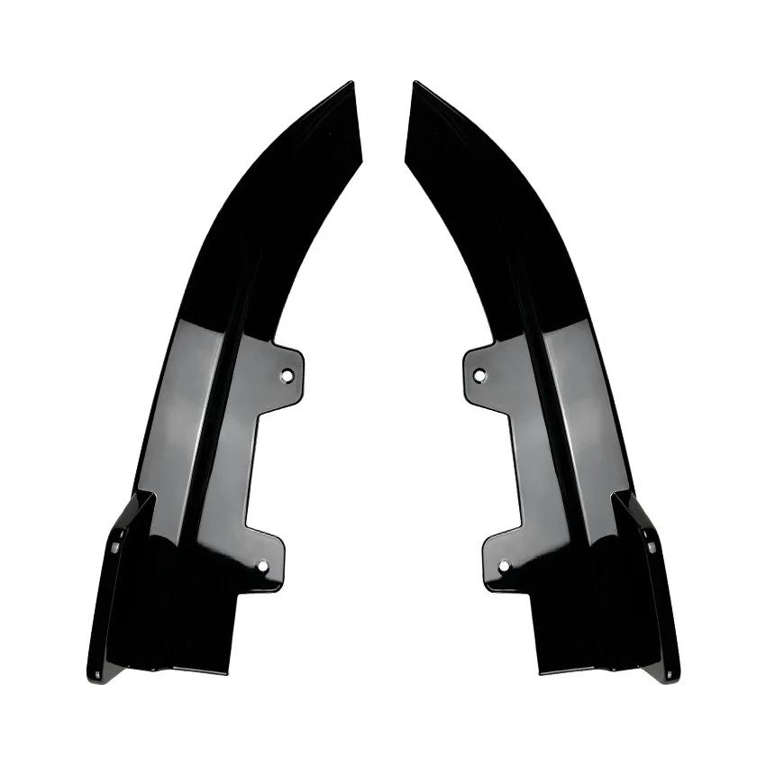 2P ブラック リア バンパー リップ サイド スカート スプリッターs スポイラー リップs ウィング BMW 4 シリーズ G22 G23 ...