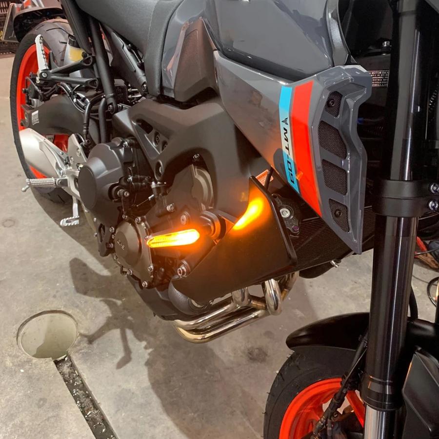 ヤマハ MT07 MT09 MT-07 MT-09 トレーサー FZ-09 バイク LED ウィンカー インジケータ― Directional フラッシュ ランプ : ラマイストア - 通販 ...