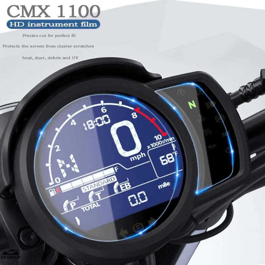 ホンダ レブル 1100 cmx cmx1100 2021年 モーターcycle cluster 傷 プロテクト フィルム スクリーン ダッシュボード : ラマイストア - 通販 ...