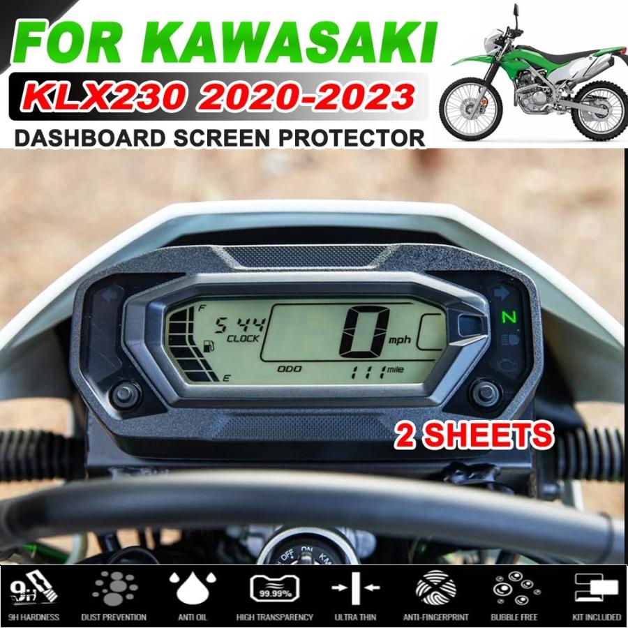 カワサキ KLX230 KLX 230 2020年 2021年 2022年 2023 モーターcycle s HD Cluster 傷 プロテクト フィルム スクリーン プロテクトor ...