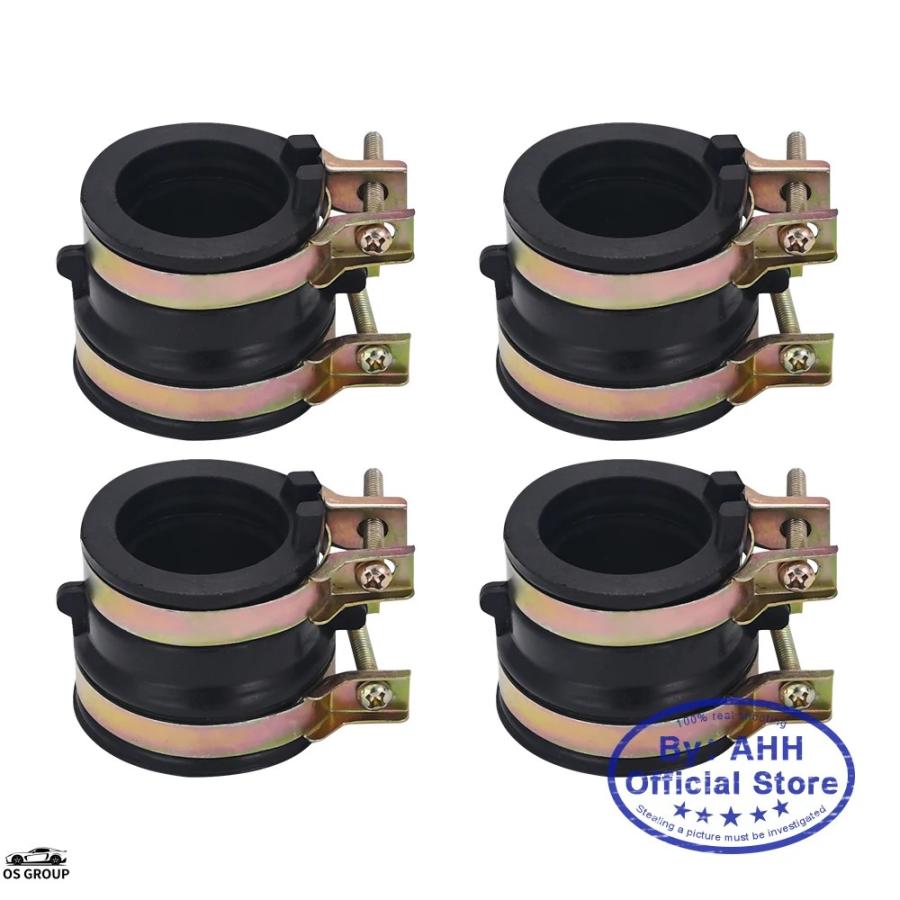 CVK 4 PCS キャブレター キャブuretter アダプターs interfエース ホンダ CBR250 MC19 MC22 CBR250RR NC19 NC22 CB400 バイク ...