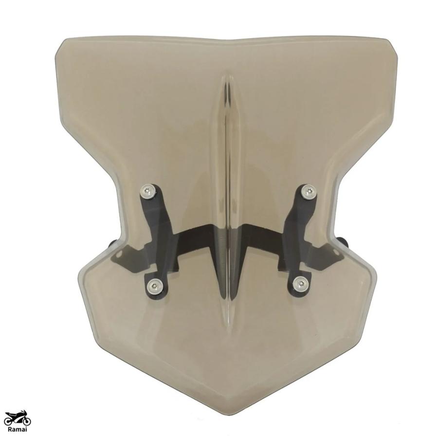 WAASE Front Windscreen Windshield Fly Screen Shield with Bracket For ...