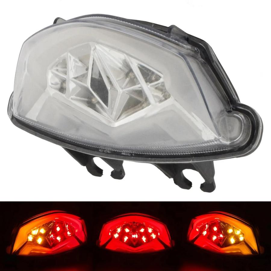 WAE E-マーク LED インテグラted ウィンカー テールライト テール ブレーキ シグナル ライト スズキ GSXS1000 GSX ...