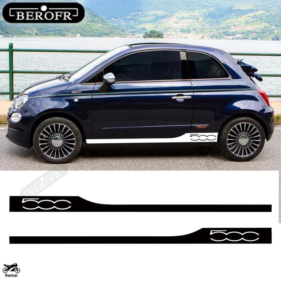 For Fiat 500 Abarth 595 695 500C 500e Exterior Accessories Car Door ...