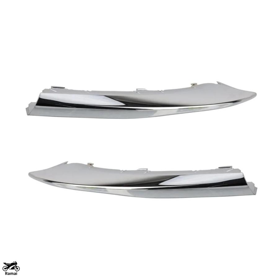 フロント バンパー グリル フォグ ランプ メッキ Tリム メルセデス ベンツ S クラス W222 S400L S500L 4 ...