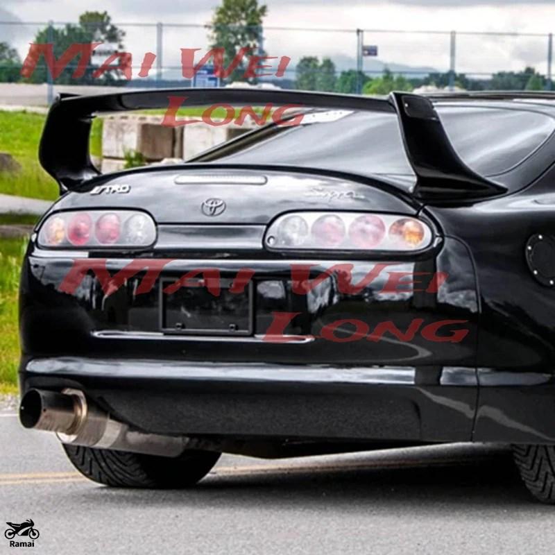 Carbon Fiber Blade 1993-2002 For Toyota Supra MK4 TRD Style Spoiler JZA80 Rear Wing Trunk ...