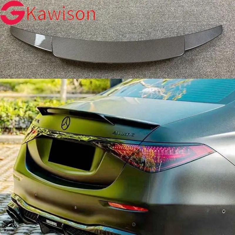 BBS style for Mercedes-Benz new S-class W223 S480 S500 S680 2021+ car trunk trunk lip wing ...