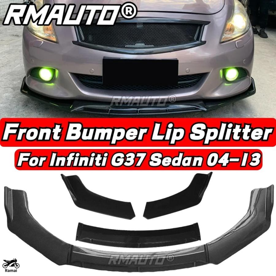 G25 Lip G37 Lip Car Front Bumper Splitter Spoiler Lip Diffuser Bumper Guard For Infiniti G25 G37 ...