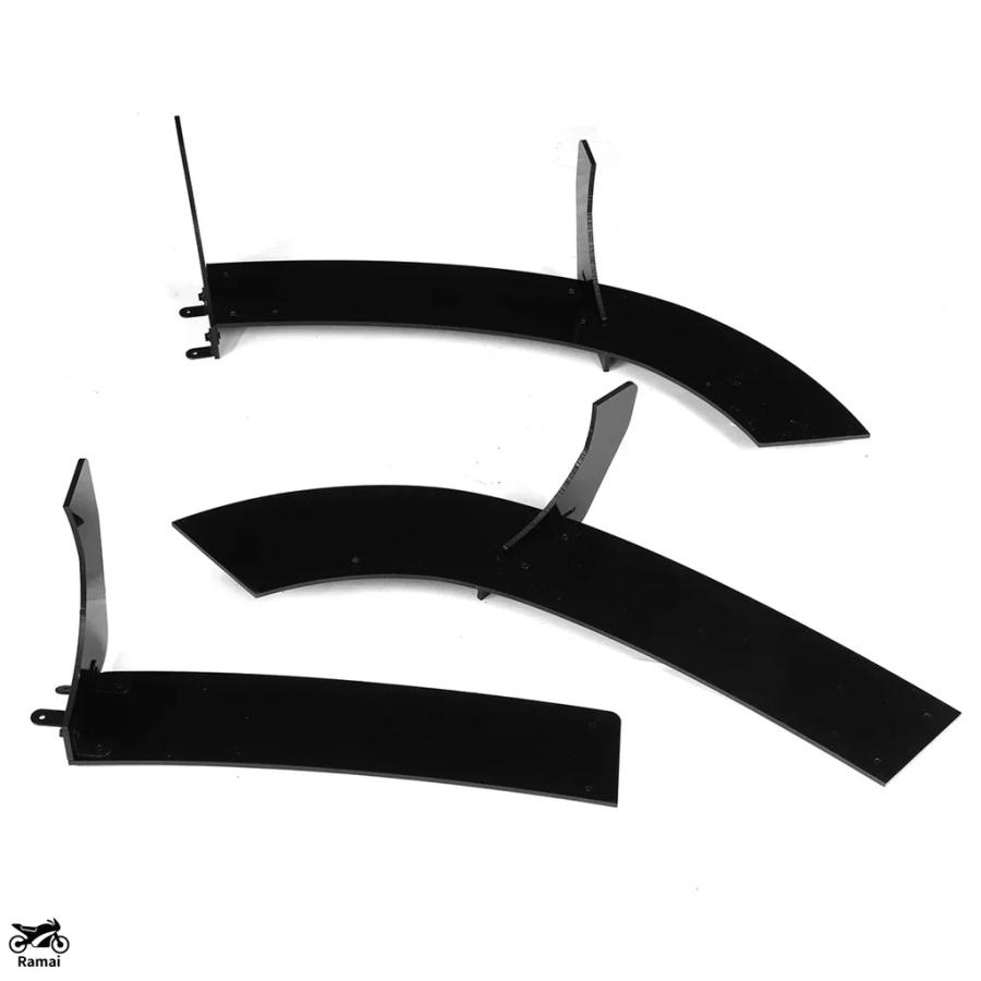 Balck R32 Car Rear Diffuser Lip Side Splitters For VW Golf MK5 2005 ...