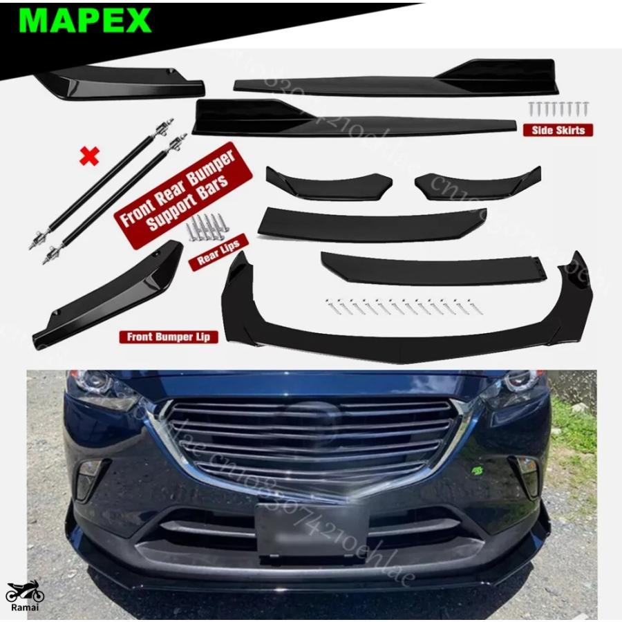 For Mazda CX-3 CX-5 CX-7 Front Rear Bumper Lip/ Spoiler Splitter Body ...