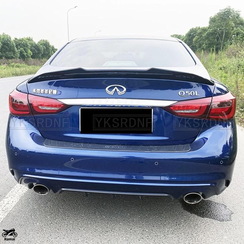 For Infiniti Q50 2014-2022 Year Spoiler PSM Style Rear Wing Accessories Body Kit : s117163 : ラマ ...