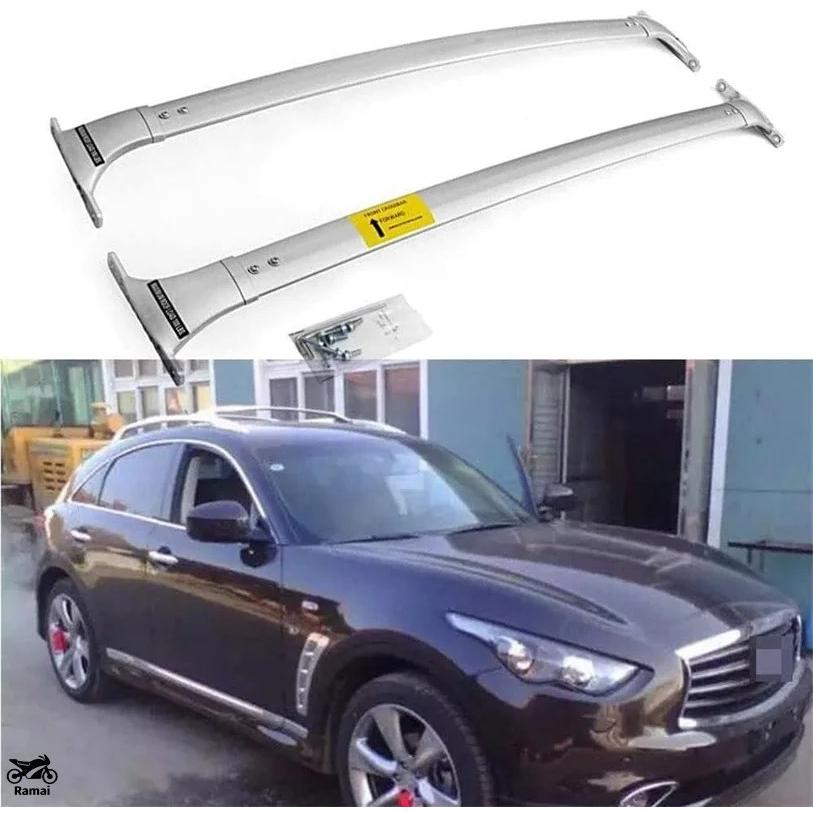 2P フィットs インフィニティ FX 35 37 50 QX70 2009年-2018年 ルーフ Rail ラック クロス バー クロスバー : ラマイストア - 通販 - Yahoo!ショッピング