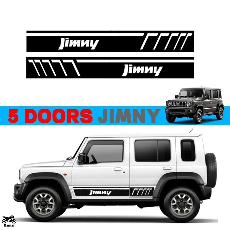 【並行輸入品】 5-ドア ジムニー サイド ドア ボディ ステッカー デカール スズキ 2023 2024 JB74 5 ドアS スカート カスタム : ラマイストア - 通販 - Yahoo ...