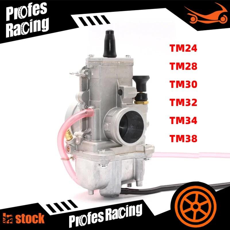 Mikuni キャブレター Verガソリンer キャブ TM24 TM28 TM30 TM34 TM32 TM38 Flat Se Spigot TM34-2 42-6100 ホンダ カワサキ ...