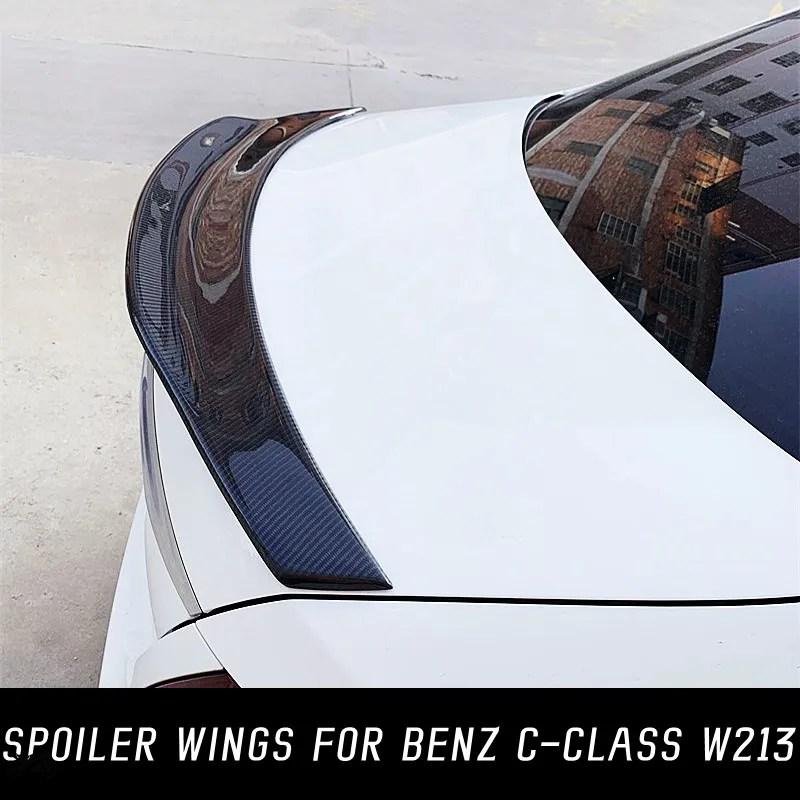 ベンツ E-クラス W213 E200 E260 E300 4ドア 本物カーボン Fibe リア トランク PSM スポイラー ウィング : ラマイストア - 通販 - Yahoo!ショッピング