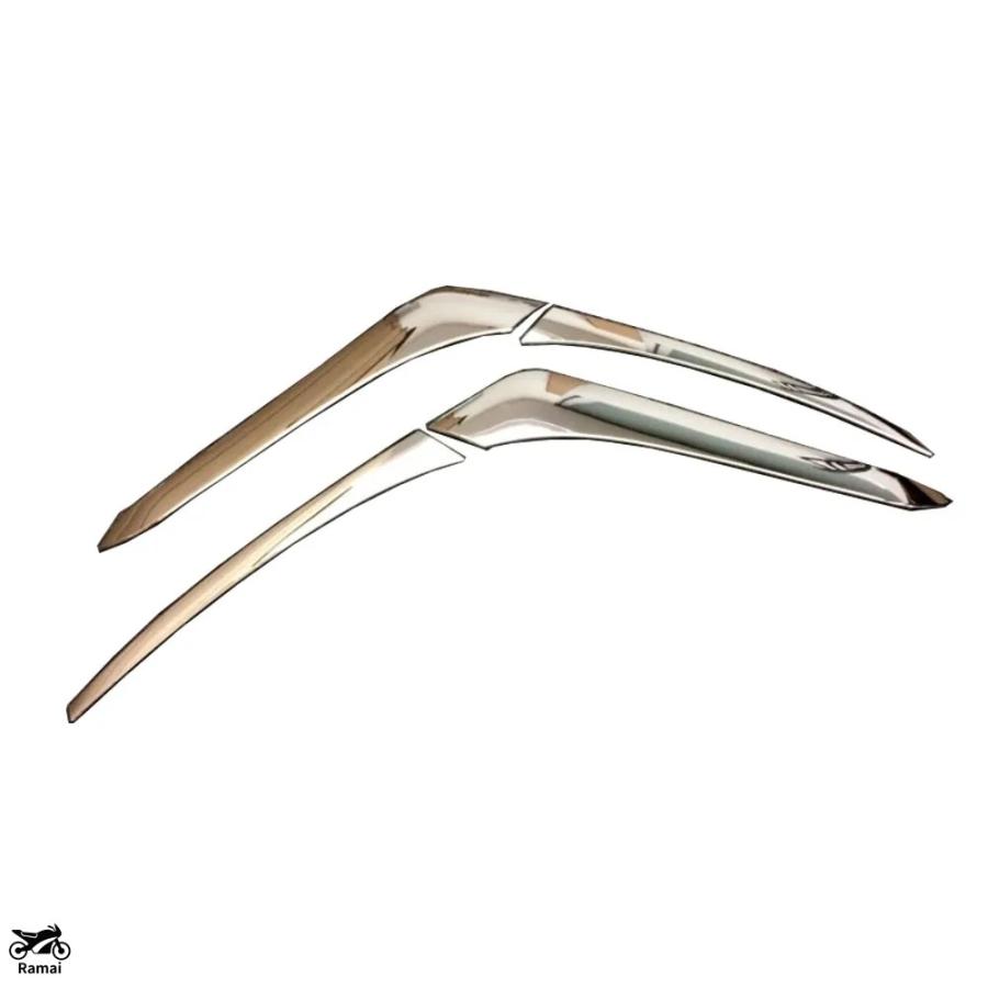 Car Body Rear Tail Light Lamp Frame Stick Styling ABS Chrome Cover Trim ...