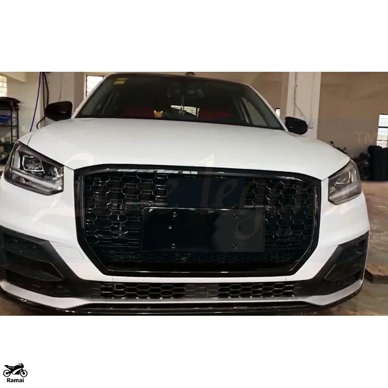 【並行輸入品】 アウディ Q2/SQ2 2017年 2018年 2019年 レーシング グリル フロント スポーツ Hex メッシュ ハニカム ...