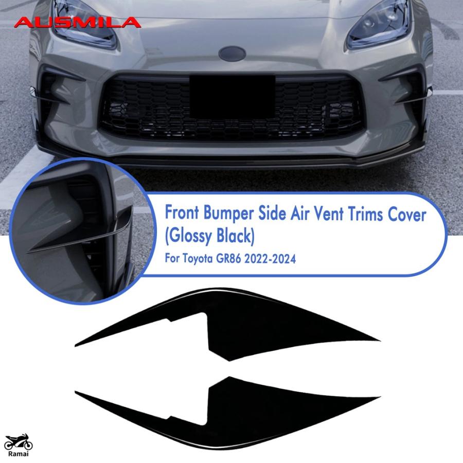 Front Side Spoiler Fog Light Intake Canard Trim For Toyota GR86 2022 ...