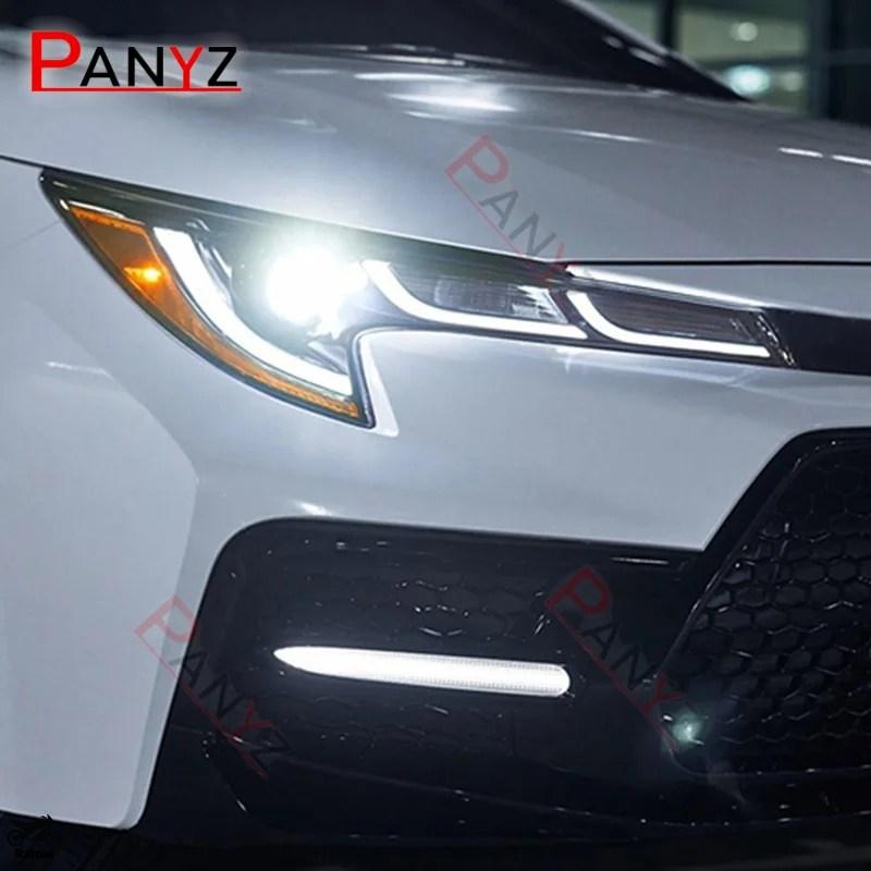 【並行輸入品】 ヘッドライト スモーク ブラック 保護 フィルム TPU ステッカー トヨタ カローラ E210 2019年 2020年 NMS 2014年-201 カスタム パーツ : ラマ ...