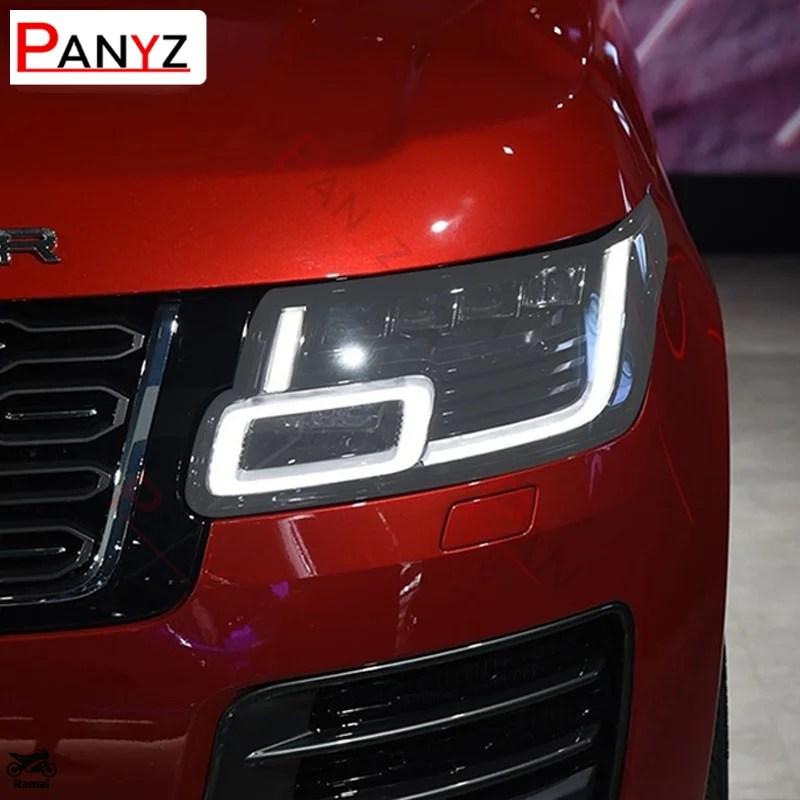 2 Pcs レンジローバー Vogue L405 2013年-2020年 ヘッドライト 保護 フィルム 透明 ブラック TPU ステッカー : ラマイストア - 通販 - Yahoo!ショッピング