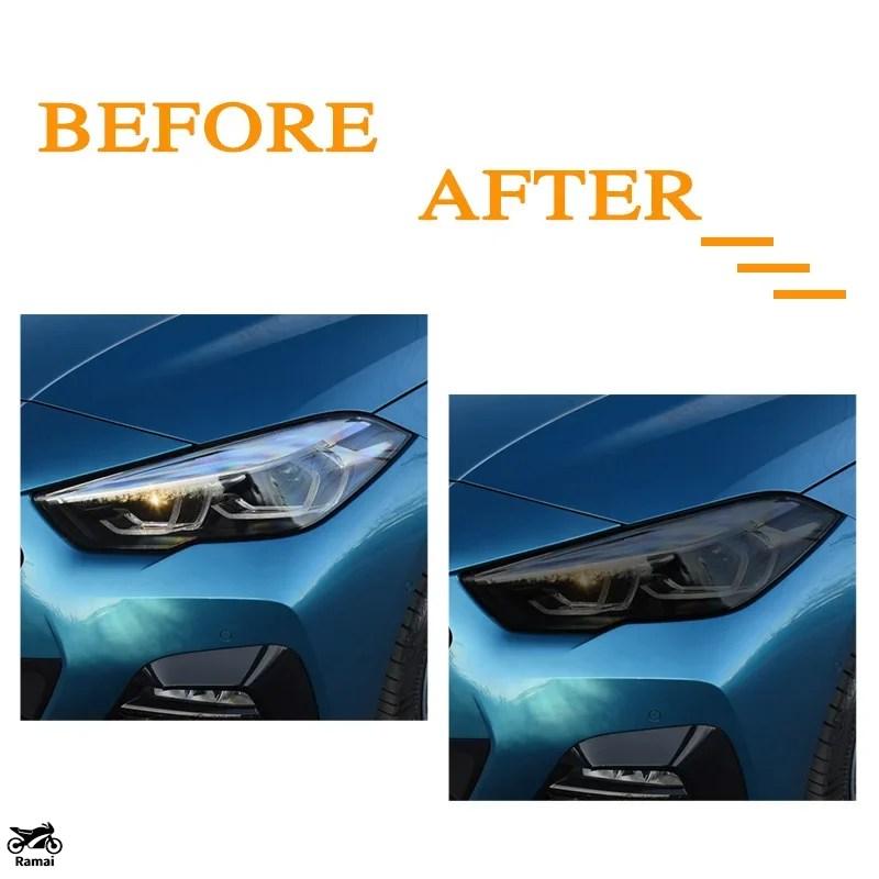 For BMW 2 Series F44 Gran Coupe M235i Car Headlight Tint Black ...