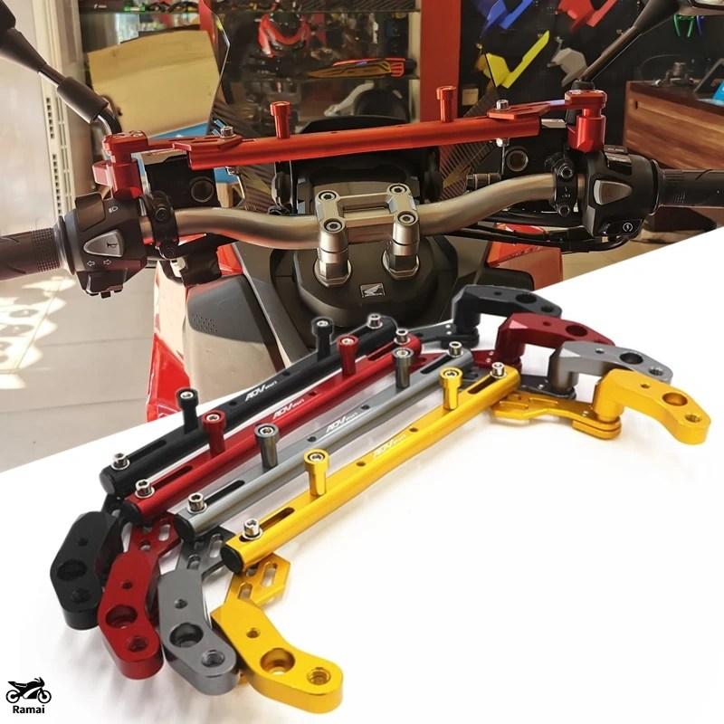 CNC Mutial クロス ステアリング ダンパー balance レバー ホンダ ADV150 ADV350 XADV750 X ...