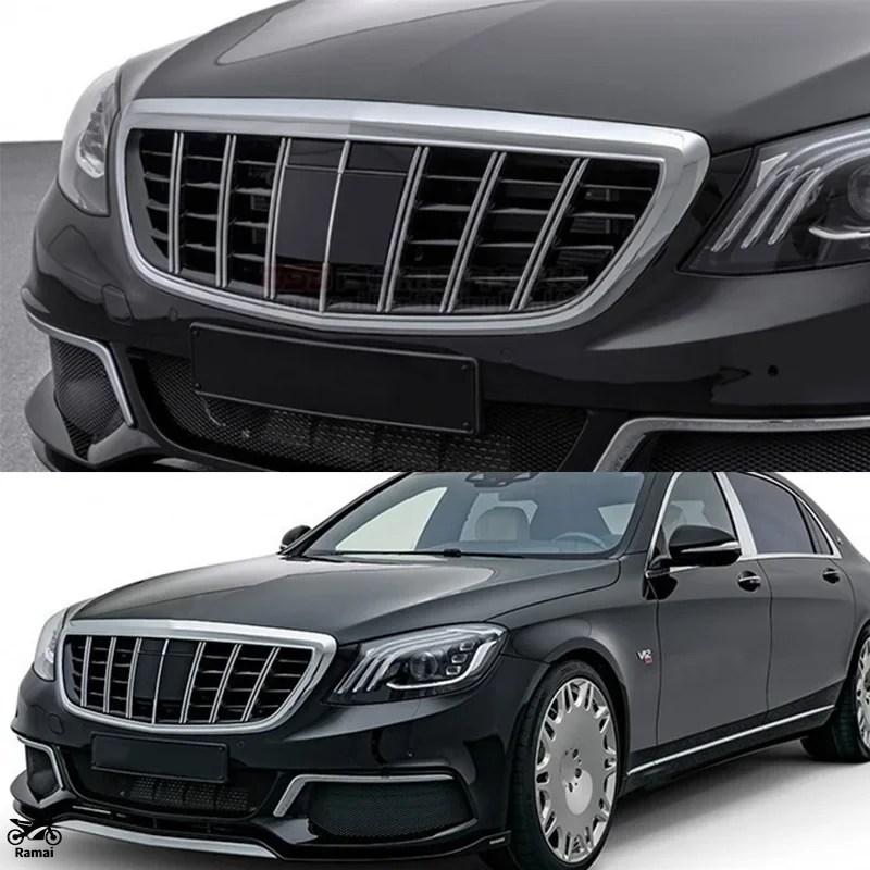 Brabus フロント グリル フェイスリフト メッシュ ベンツ W222 S-クラス S550 S400 S450 S500 S560 ...