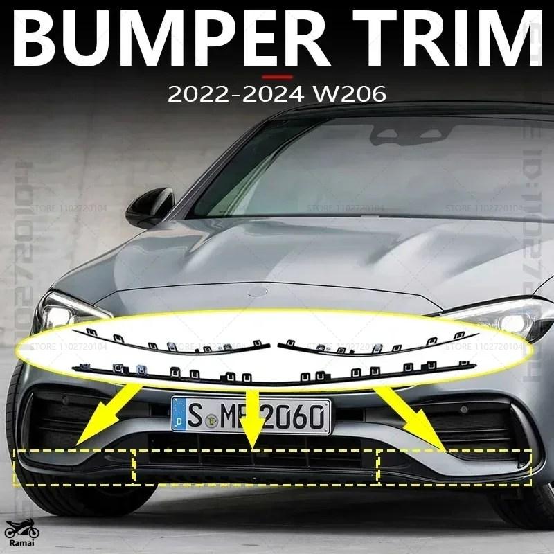 2022年-2024 W206 ベンツ C300 フロント バンパー 2068854102 2068854202 2068855702 ...