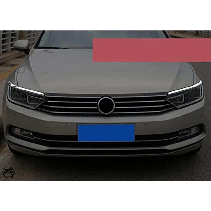 VW フォルクスワーゲン パサート B8 2015年-2022年 メッキ フロント フード ボンネット グリル リップ カバー スチール 2P : ラマイストア - 通販 - Yahoo!ショッピング