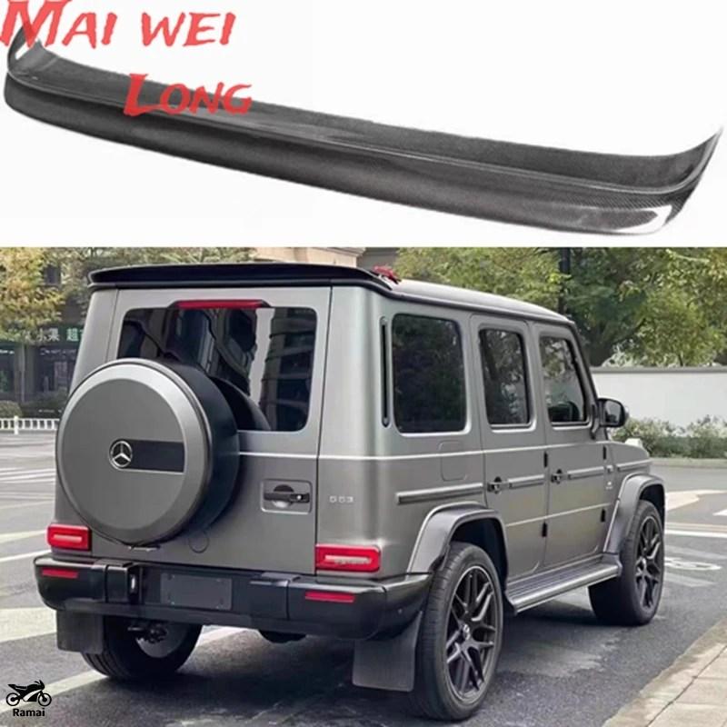 メルセデス-ベンツ G-クラス W463 W464 G63 G350 G500 G550 2007年-2023 カーボン リア ウィング トランク ルーフ スポイラー トップ リップ : ラマ ...