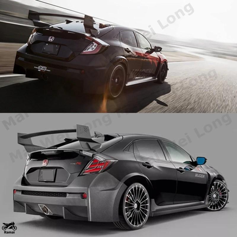 ホンダ シビック スポイラー ハッチバック 2016年-2021年 FK4 FK7 FK8 MU テール JDM : ラマイストア - 通販 ...