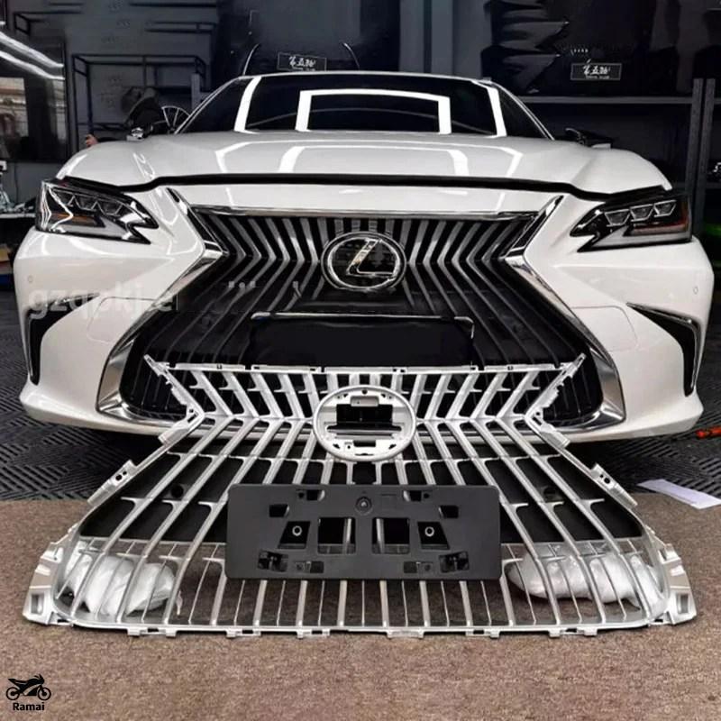 メッキ Chroマットe ラジエーター グリル レクサス ES200 2018年/2023h 260 E300 レーシング バンパー キット フード つやあり ブラック : ラマイストア ...