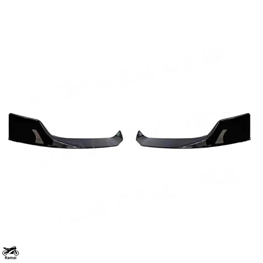 B STYLE ABS CARBON LOOK FRONT BUMPER LIP SPLITTER FOR MERCEDES BENZ A ...