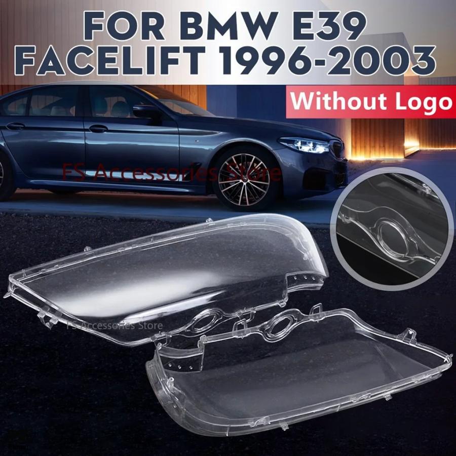 【並行輸入品】 L / R ヘッドライト カバー BMW E39 フェイスリフト 1996年-2003年 63128375301 ...