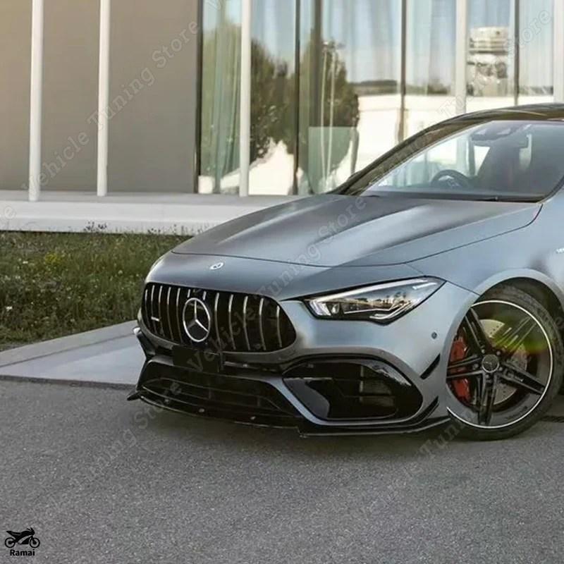 FRONT BUMPER LIP SPOILER SPLITTER FOR MERCEDES BENZ CLA CLASS C118 ...