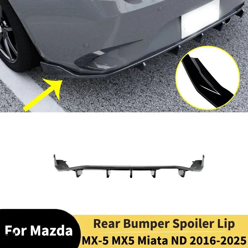 FOR MAZDA MX-5 MX5 MIATA ND 2016-2025 REAR BUMPER DIFFUSER LIP ...